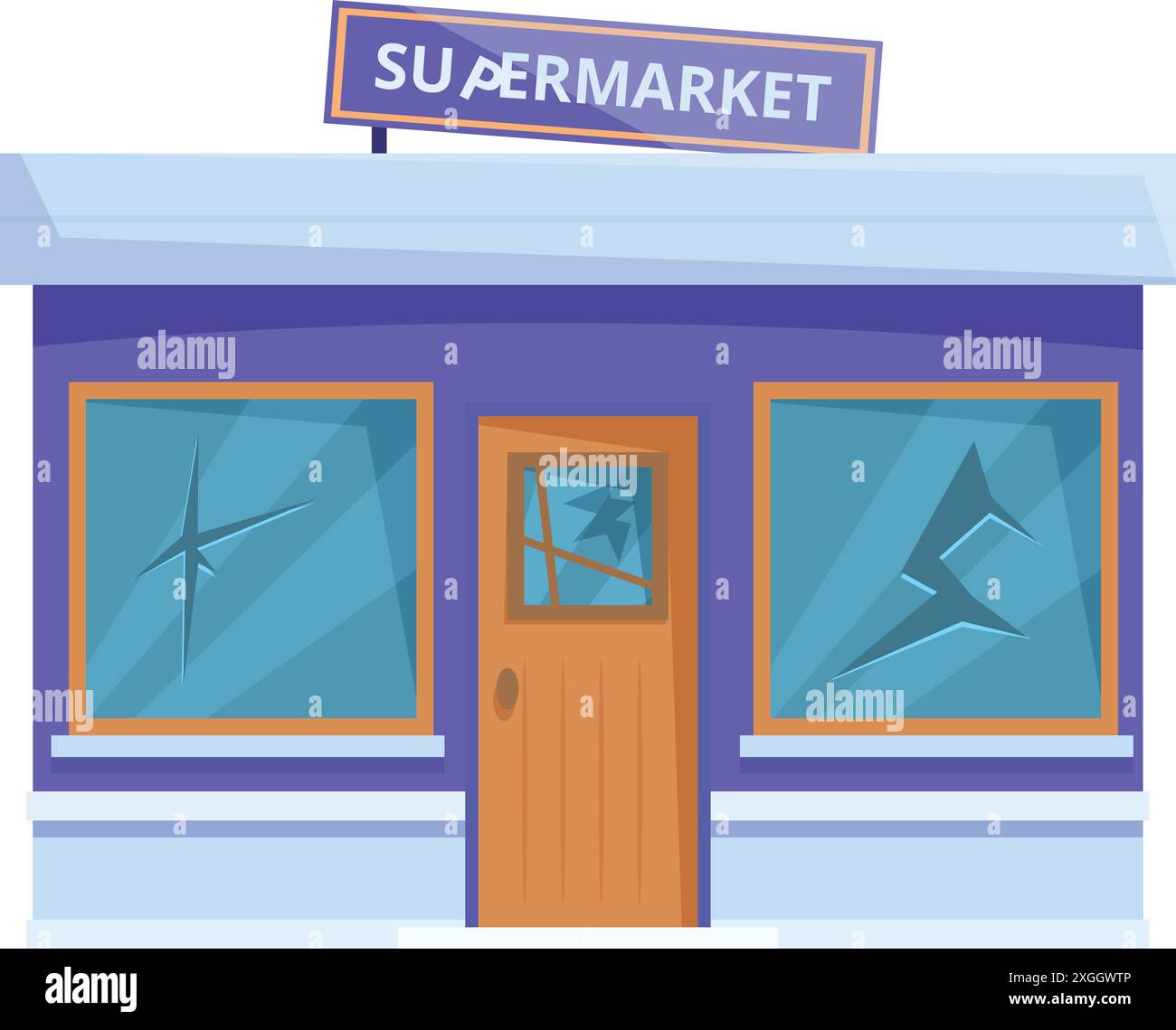 Abandoned store Stock Vector Images - Alamy