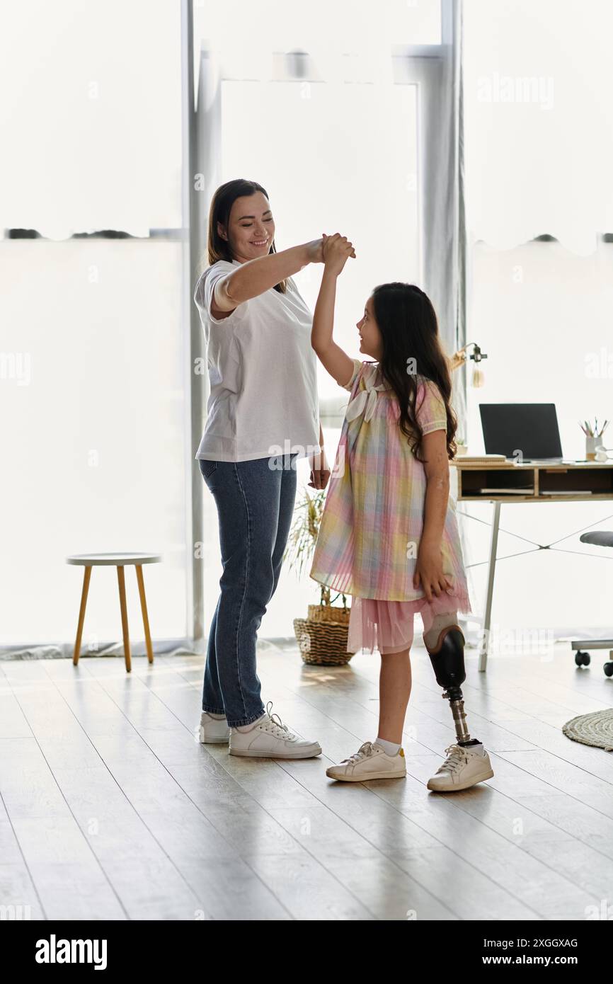 Child and mother dance hi-res stock photography and images - Alamy