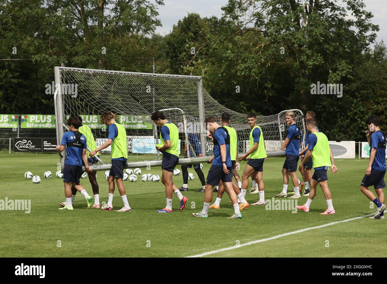 Gent's players pictured during the summer training camp of Belgian ...