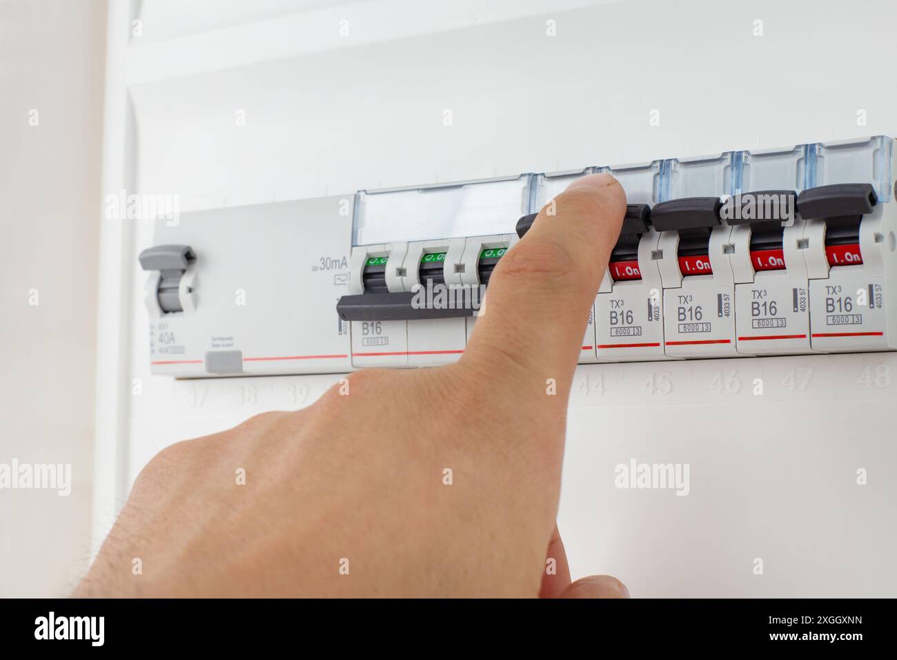 Adjusting switches hi-res stock photography and images - Alamy