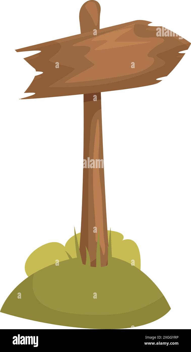 Empty wooden arrow sign pointing right, perfect for adding your own ...