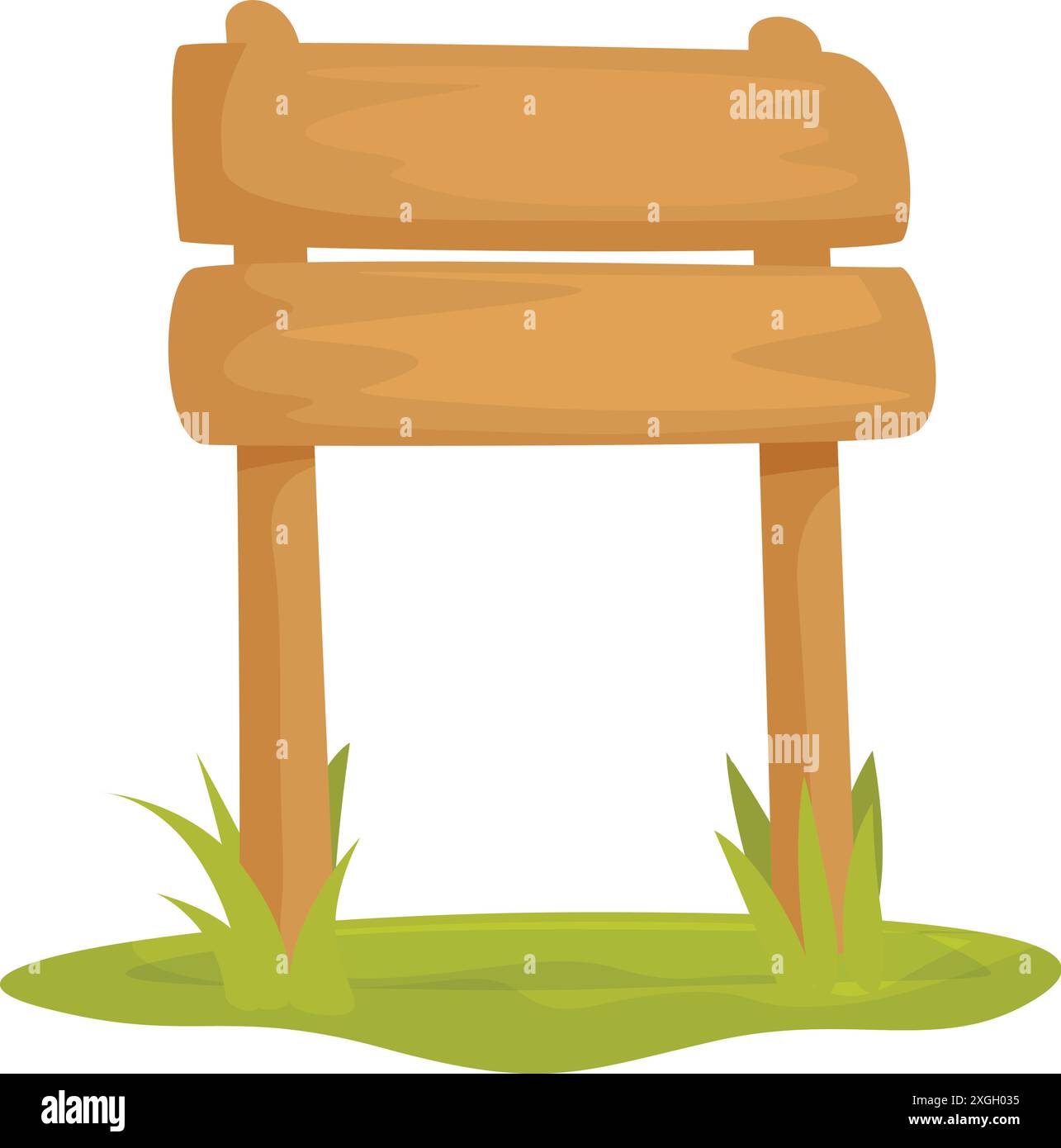 Wooden sign standing on a grass patch is great for indicating ...