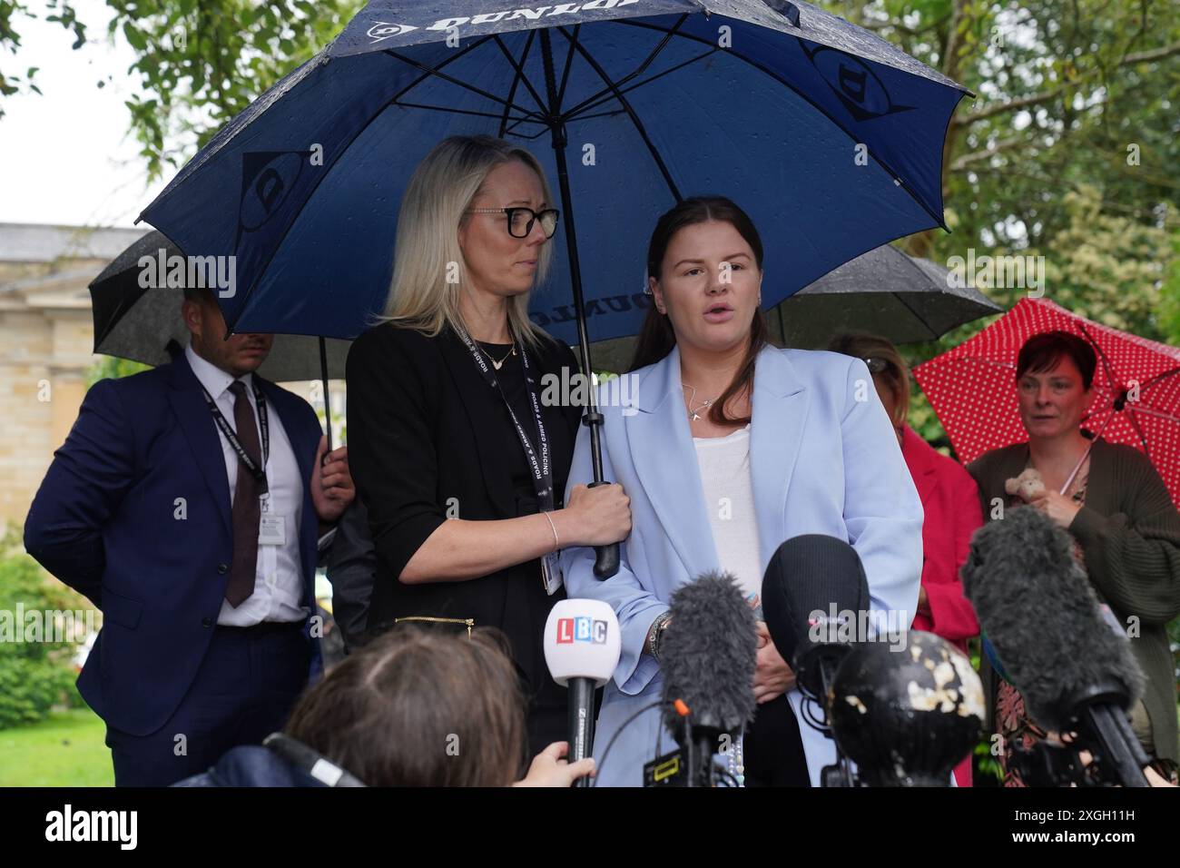 Sharlona Warner, the mother of eight-month-old Zackary Blades speaks to ...