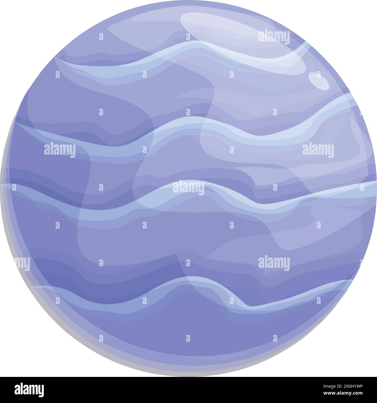 Neptune planet is orbiting in outer space with a blue atmosphere Stock ...