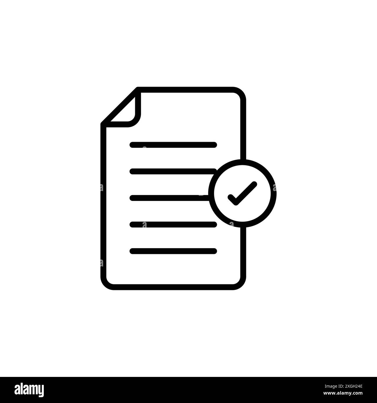 Accept document icon vector logo set collection or bundle pack group ...