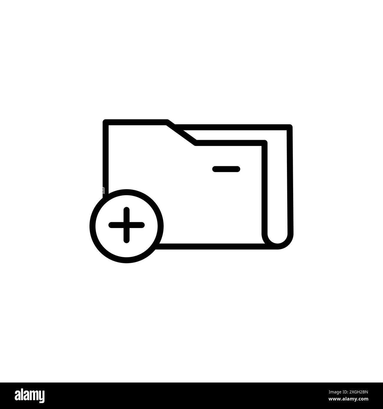 Add folder icon data Stock Vector Images - Alamy