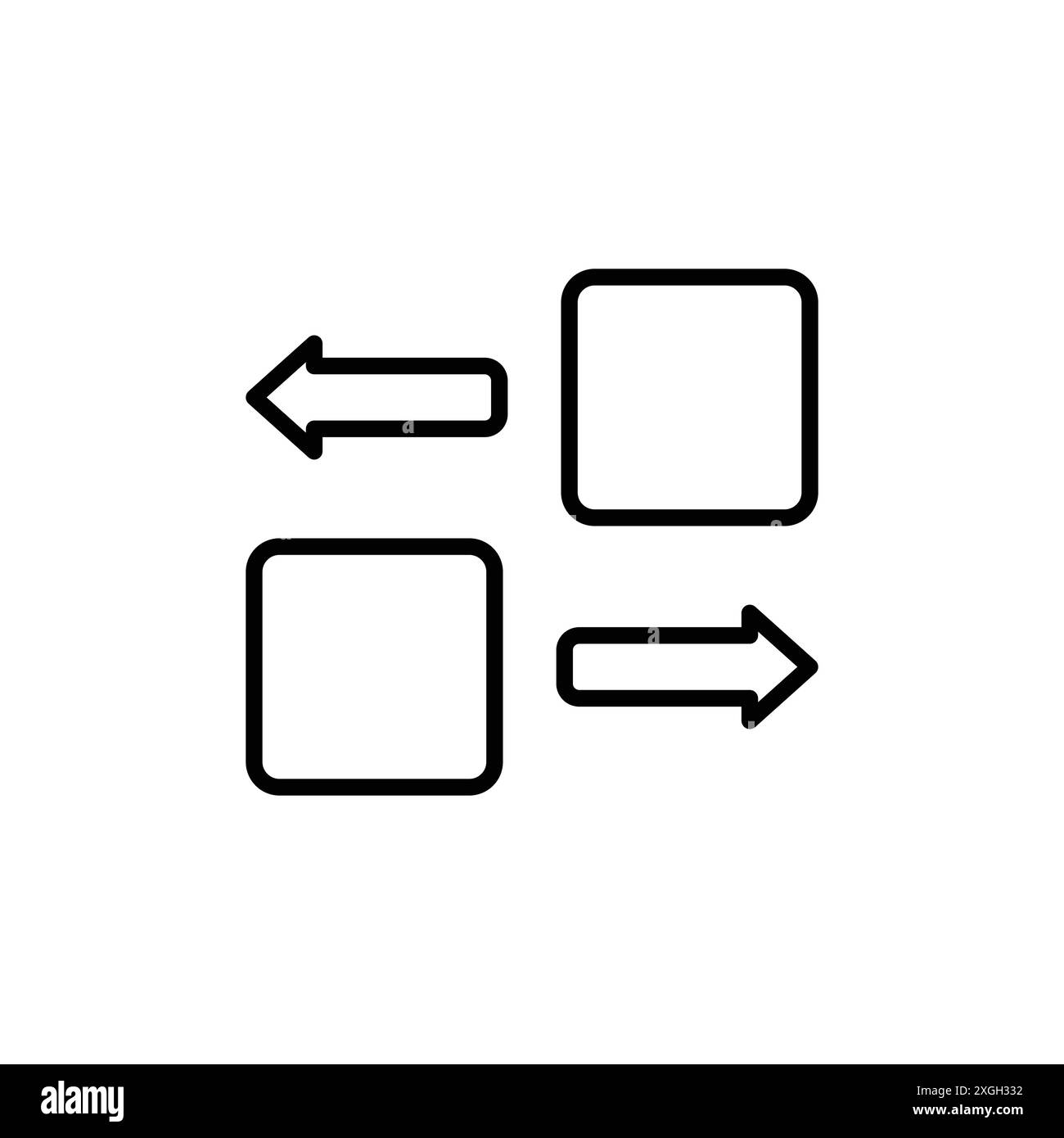 Alignment tool icon hi-res stock photography and images - Alamy