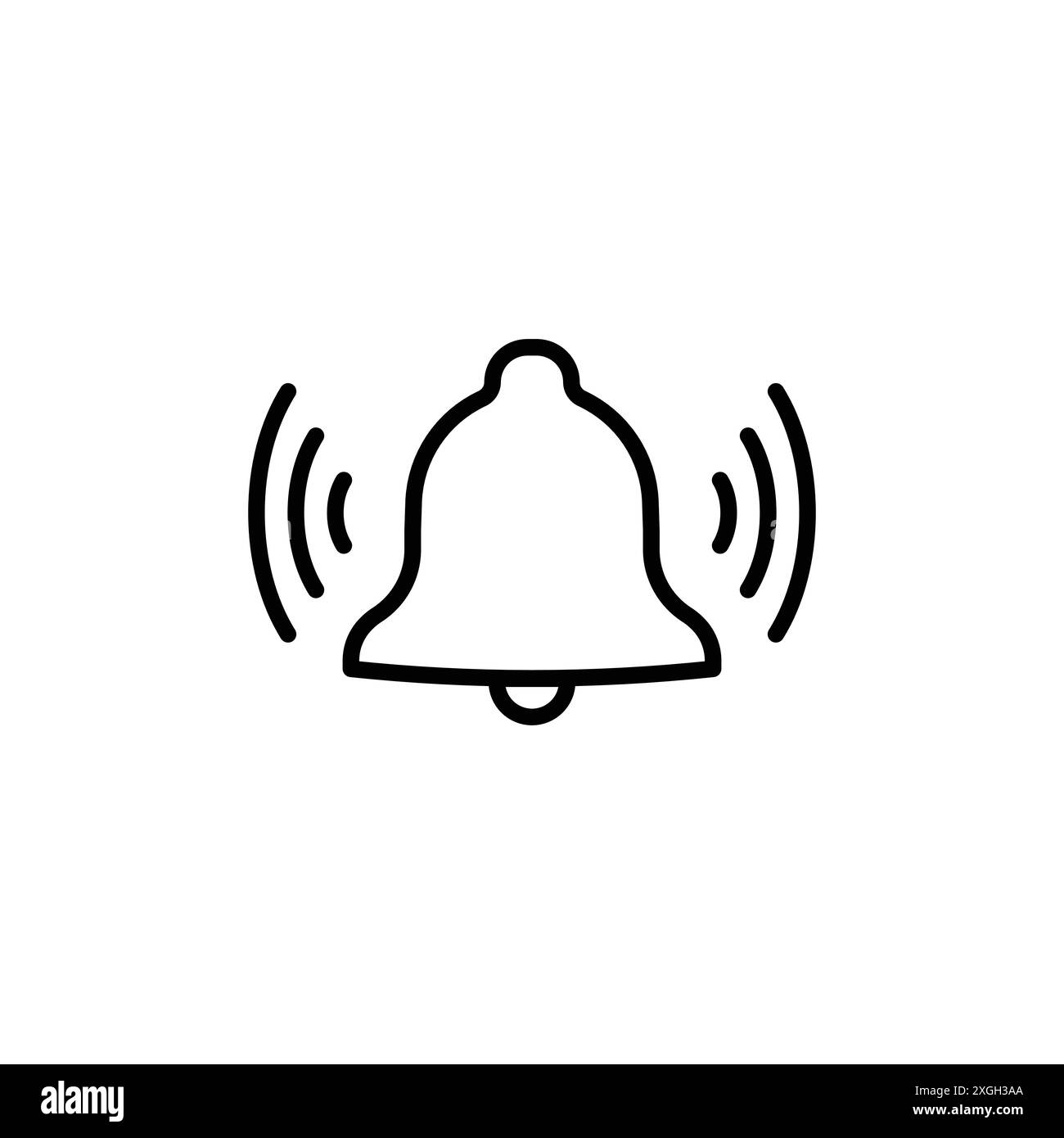Bell ring icon vector logo set collection or bundle pack group Stock ...
