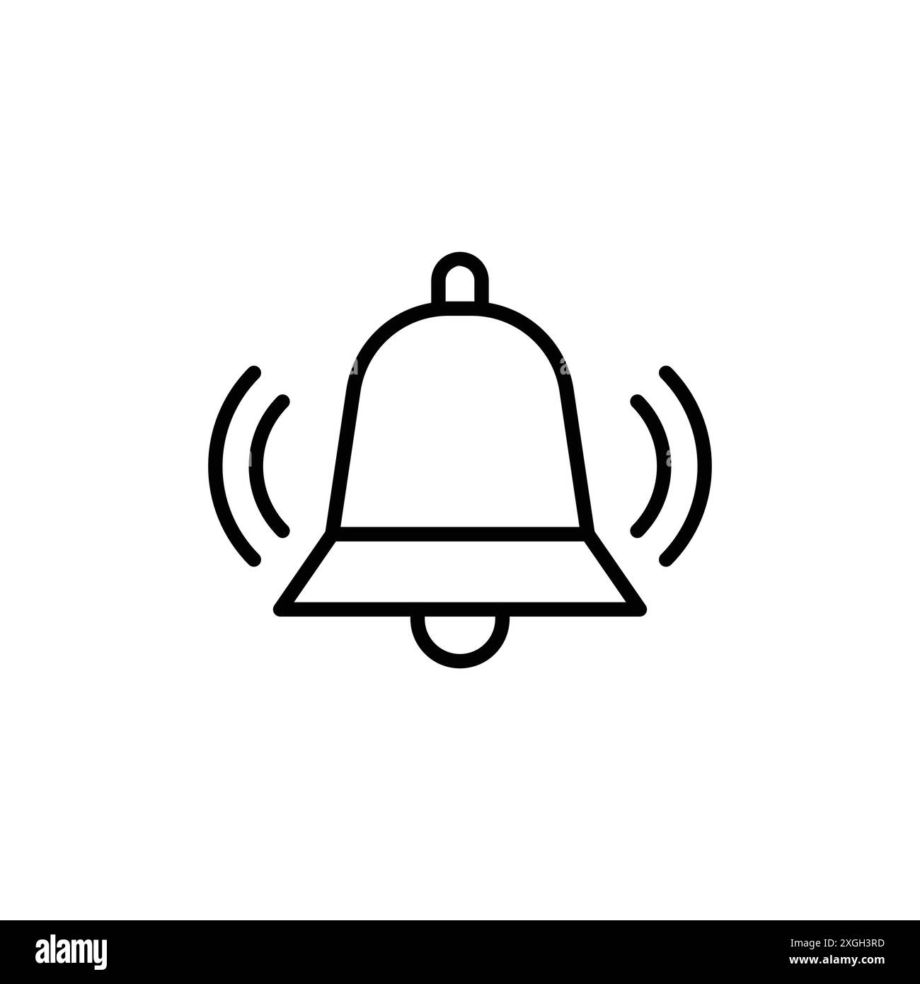 Bell ring icon vector logo set collection or bundle pack group Stock ...
