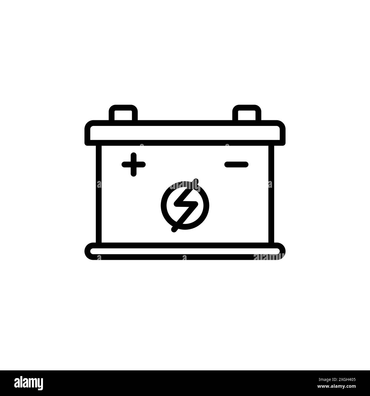 Car battery icon vector logo set collection or bundle pack group Stock ...