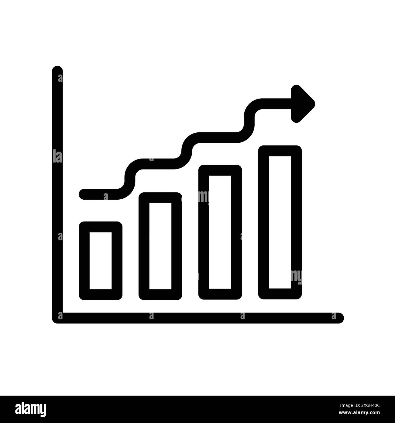 Chart histogram icon vector logo set collection or bundle pack group ...