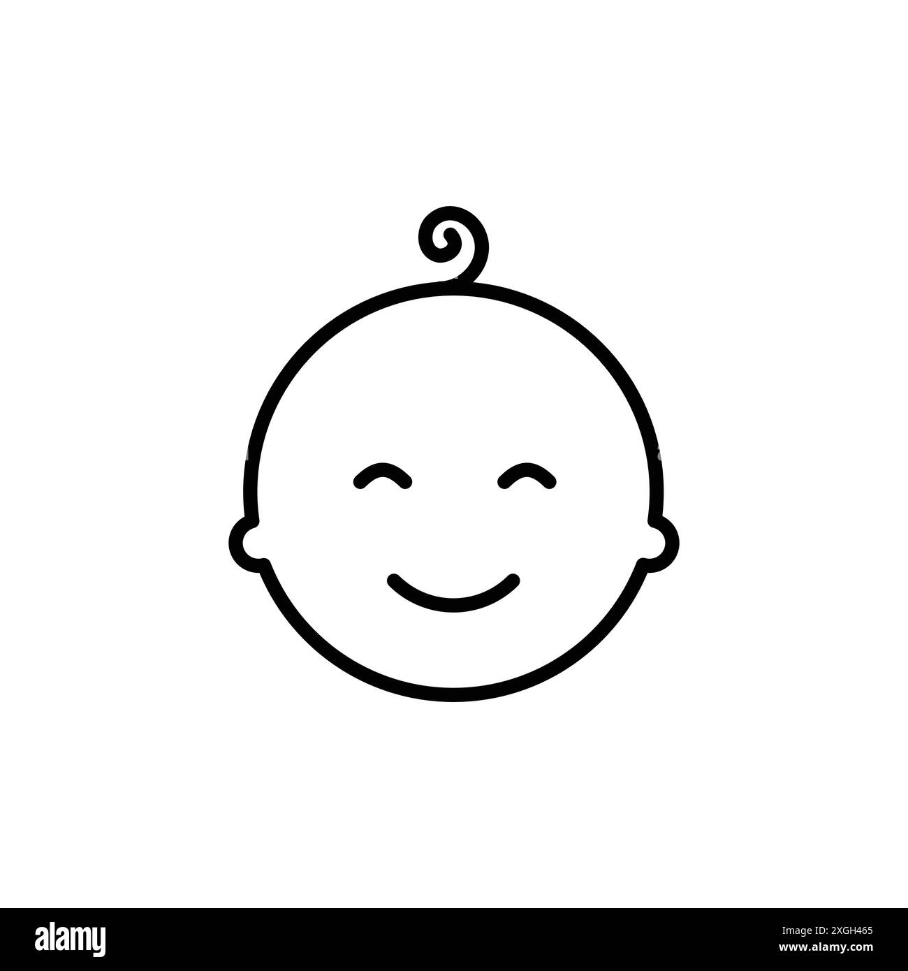 Child head icon vector logo set collection or bundle pack group Stock ...