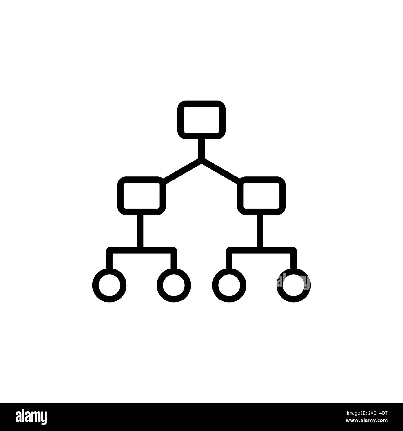 Management tree chart Black and White Stock Photos & Images - Alamy