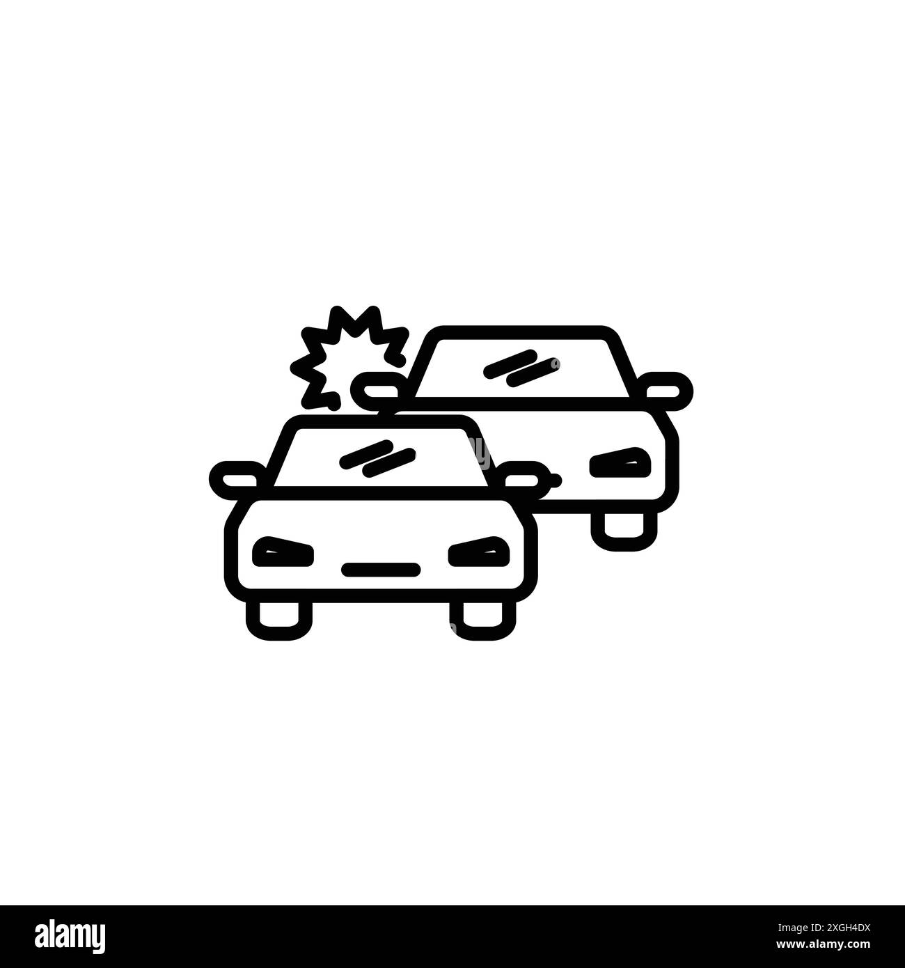 Car crash icon vector logo set collection or bundle pack group Stock Vector Image & Art - Alamy