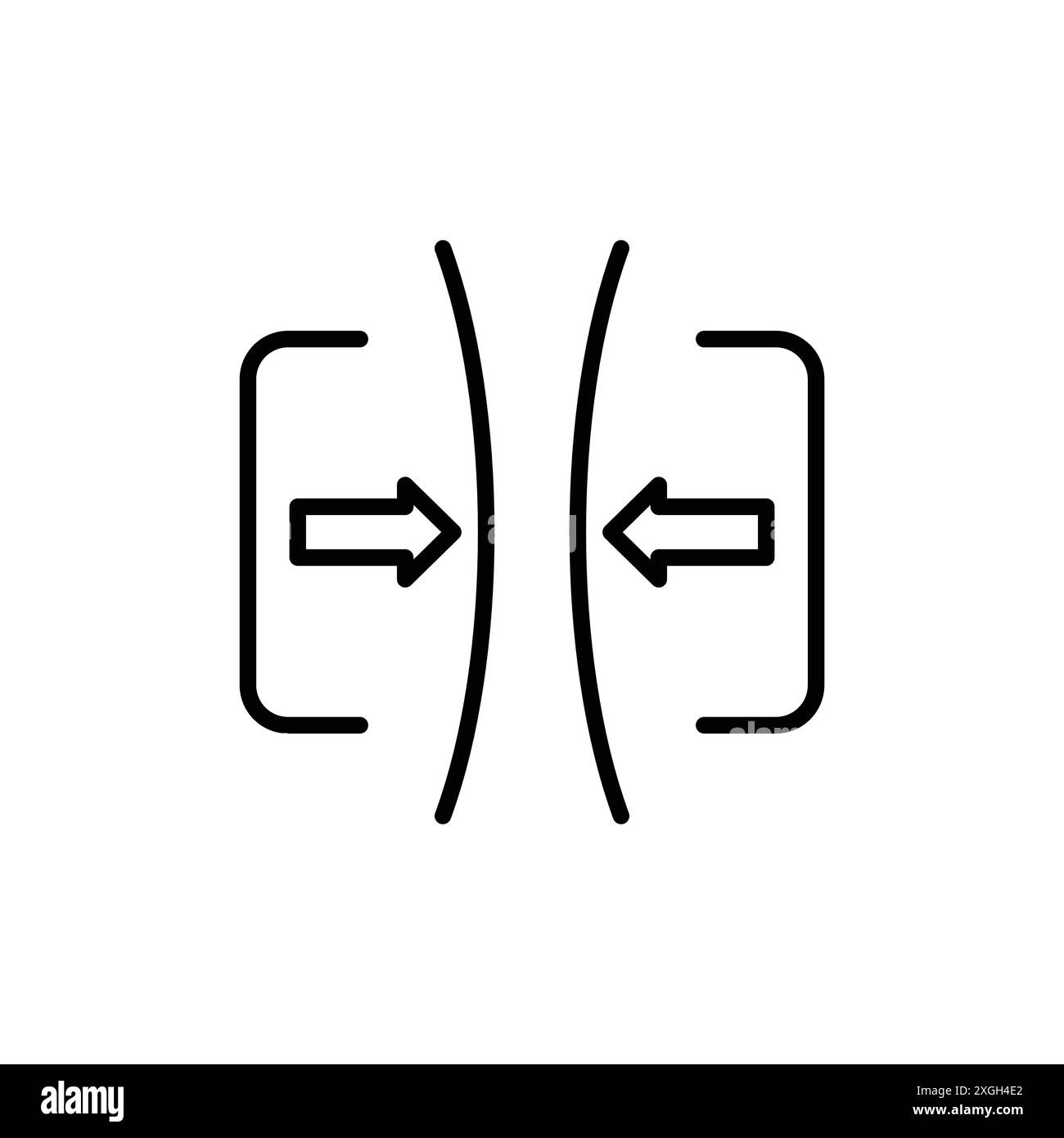 Compress icon vector logo set collection or bundle pack group Stock ...