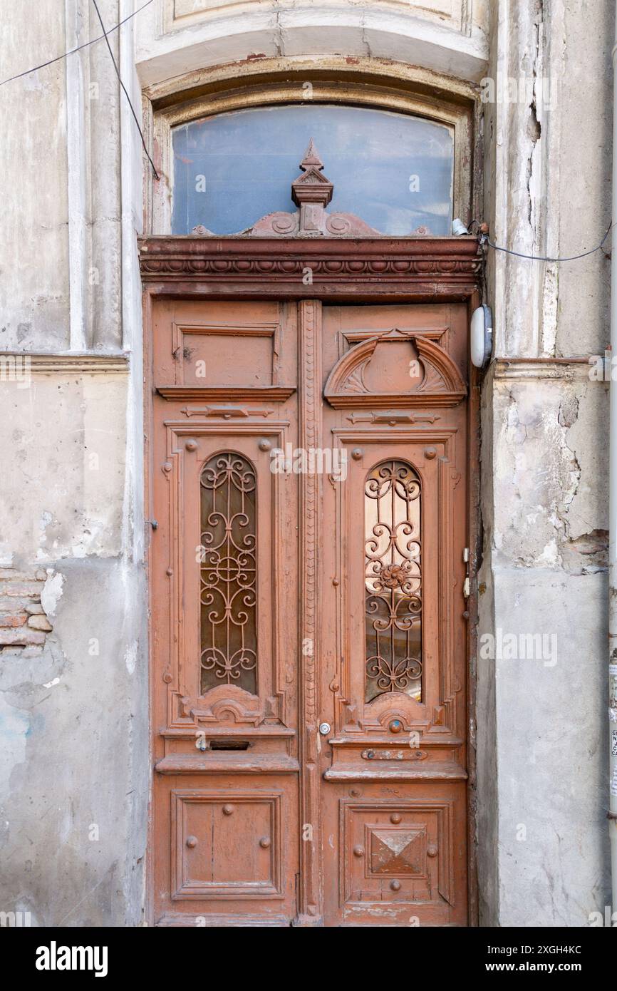 Old and beautiful ornate door, classic architectural detail Stock Photo ...