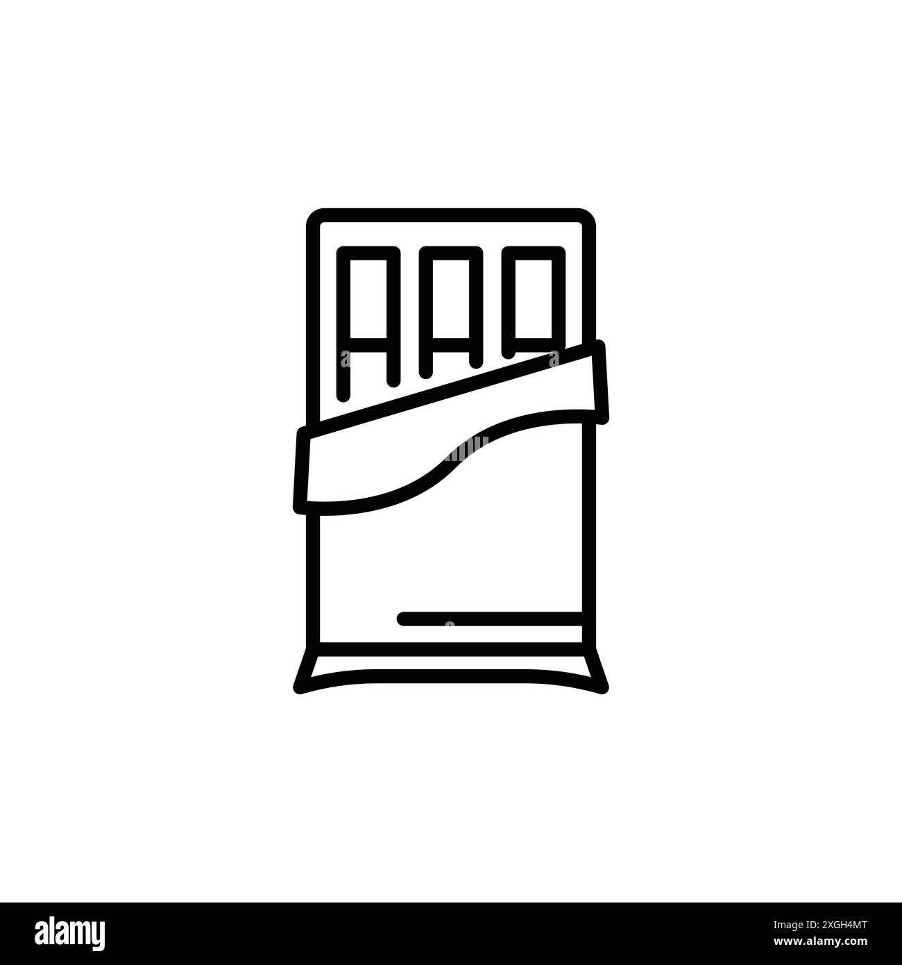 Chocolate icon vector logo set collection or bundle pack group Stock ...