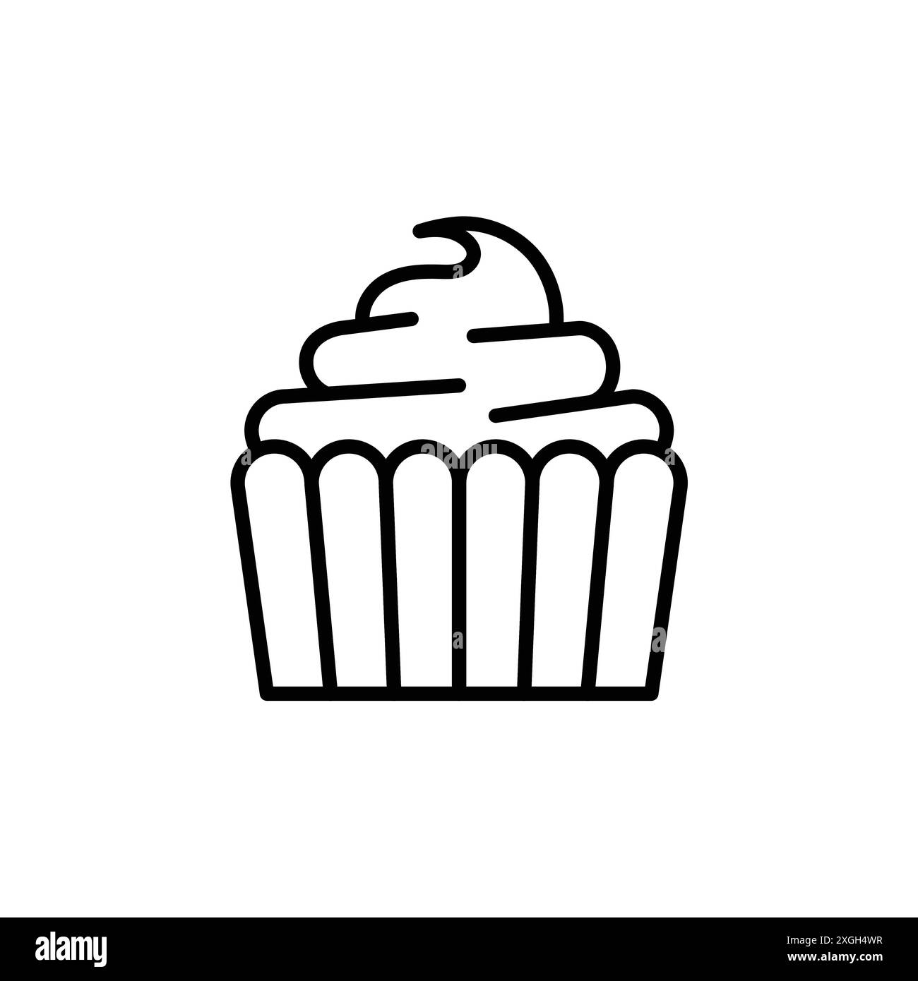 Cupcake anniversary celebrate Black and White Stock Photos & Images - Alamy