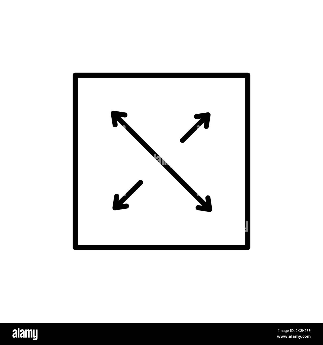 Expand icon vector logo set collection or bundle pack group Stock ...