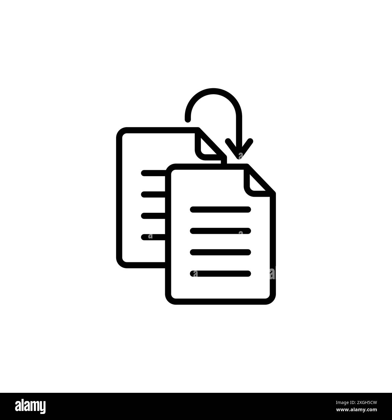 Duplicate icon vector logo set collection or bundle pack group Stock Vector Image & Art - Alamy