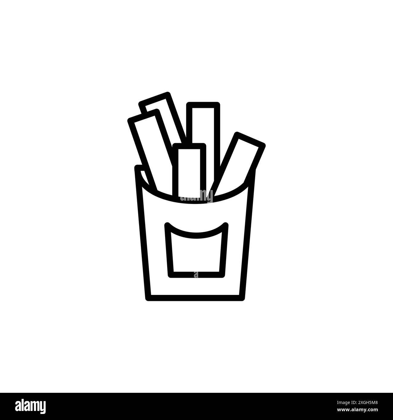 French-fries icon vector logo set collection or bundle pack group Stock ...
