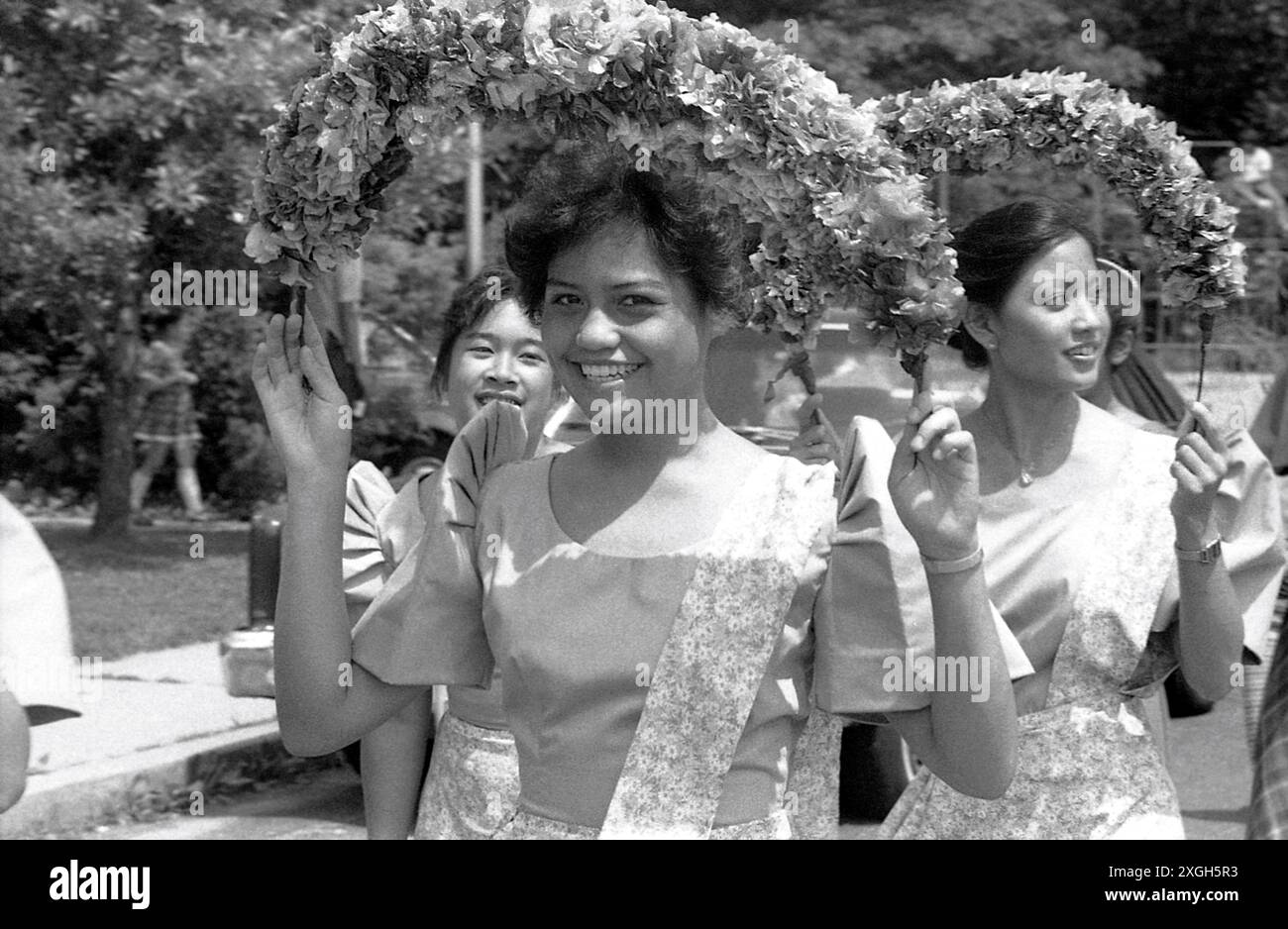 Filipino Americans during a parade in Washington D.C., U.S.A., 1982 ...