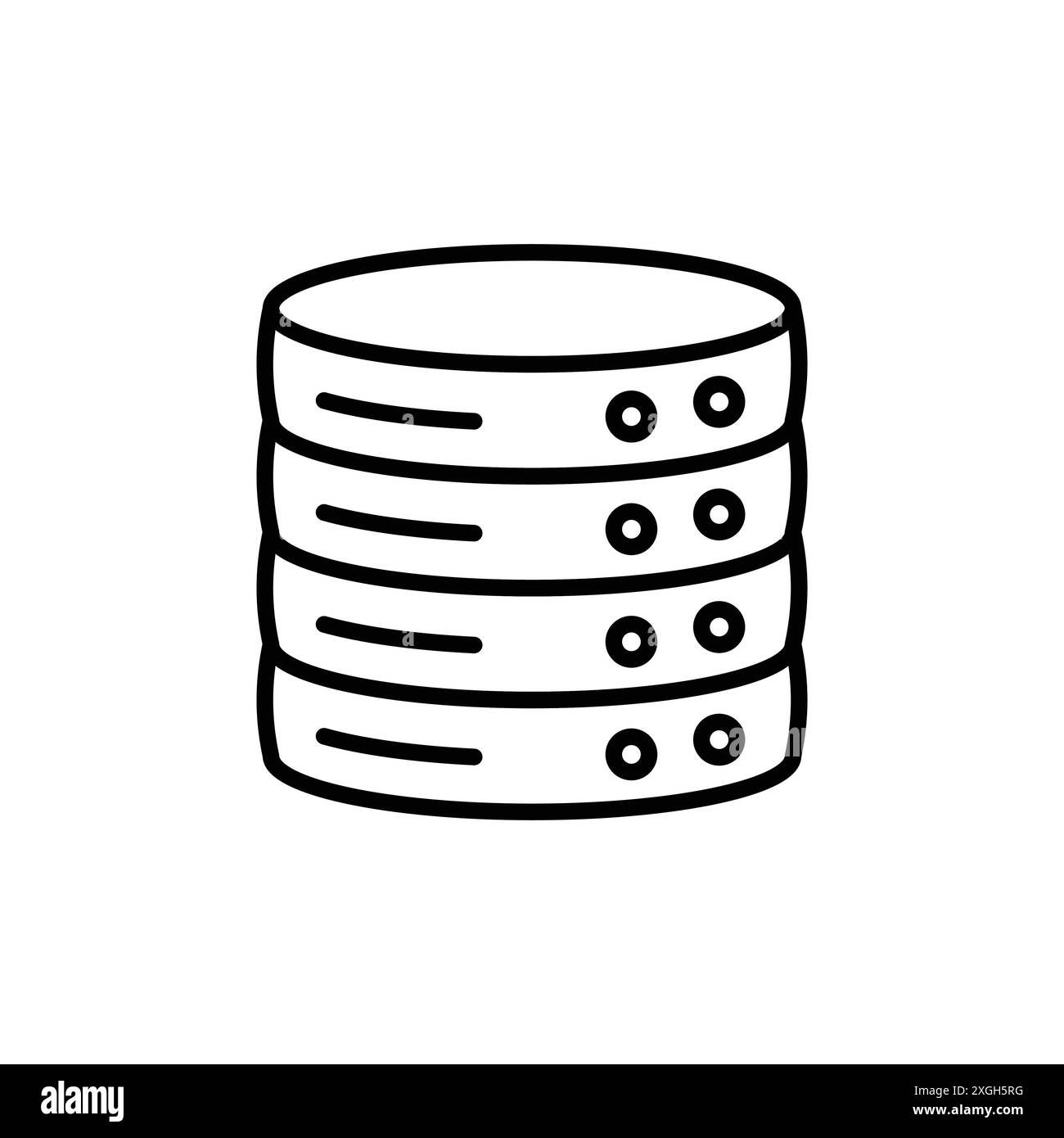 Database icon Black and White Stock Photos & Images - Alamy