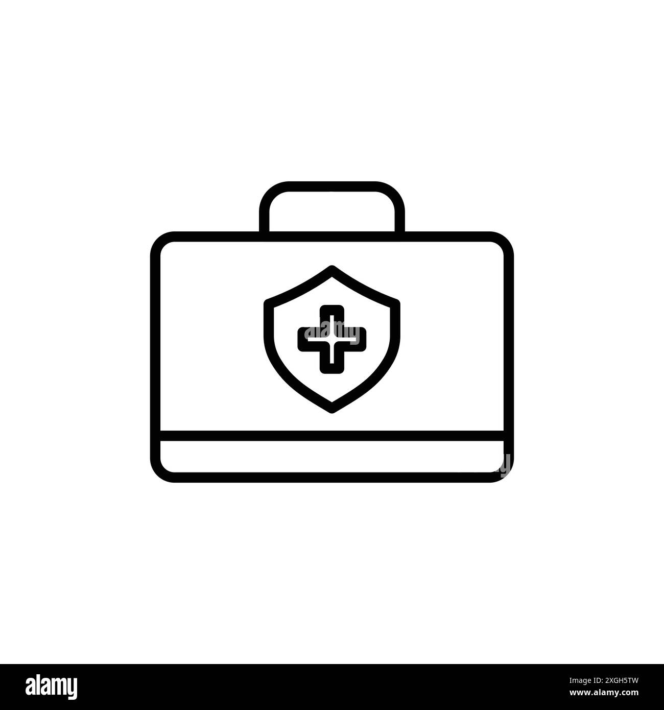 Doctor bag icon vector logo set collection or bundle pack group Stock ...