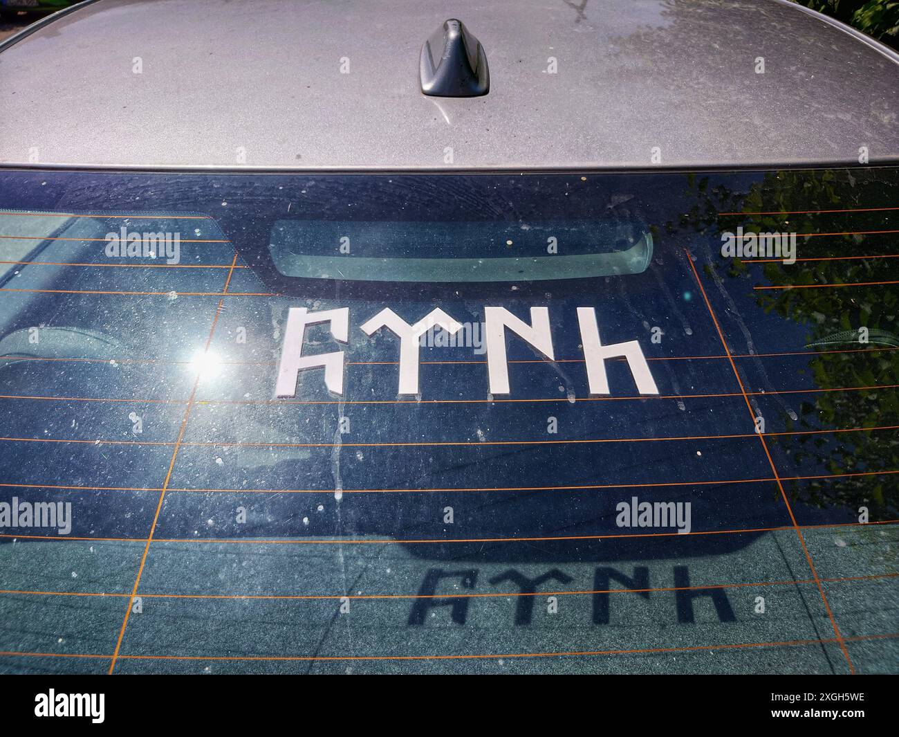 July 9, 2024, Munich, Bavaria, Germany: A car with the so-called ...