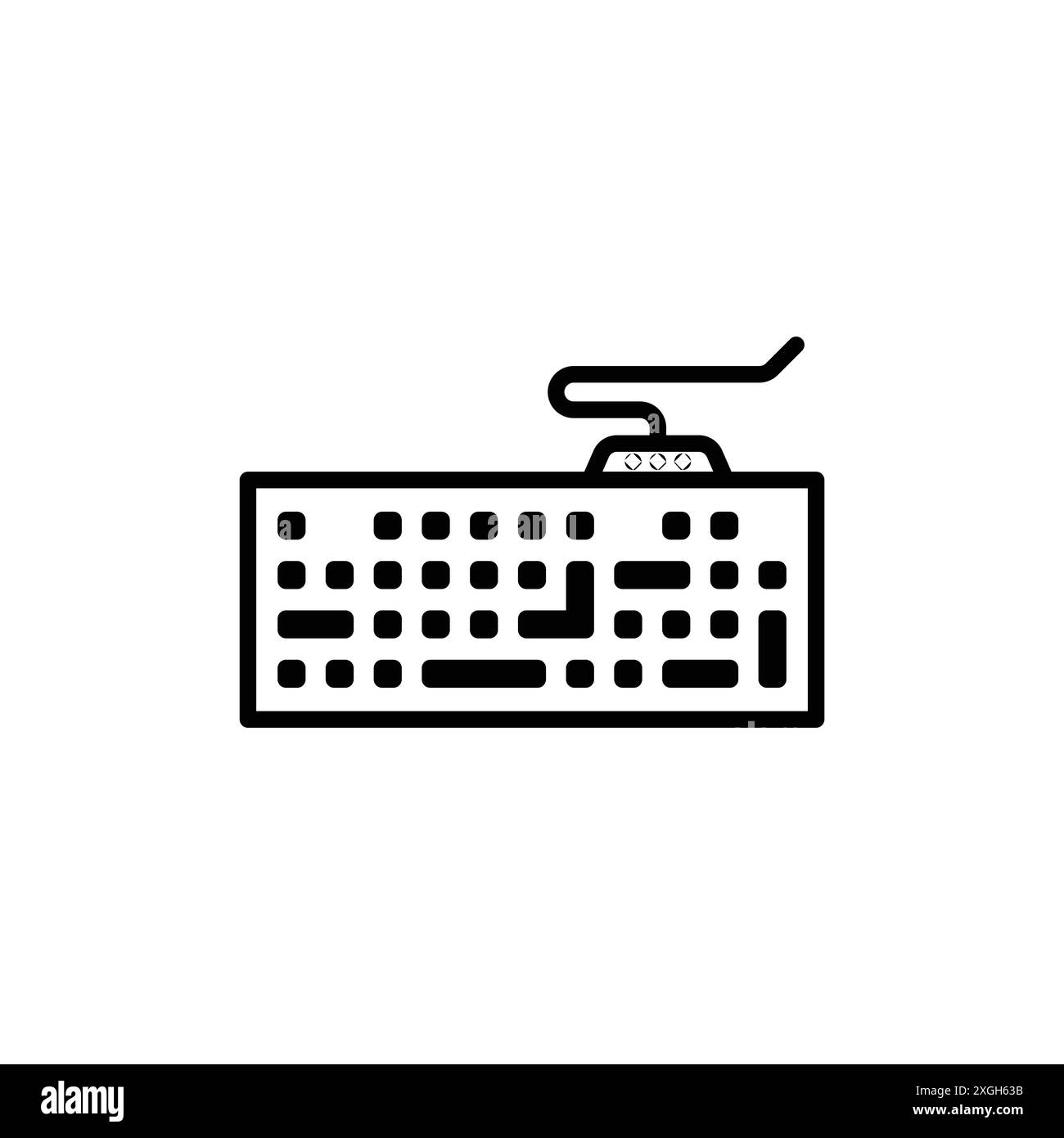 Computer keyboard mouse symbol logo hi-res stock photography and images ...