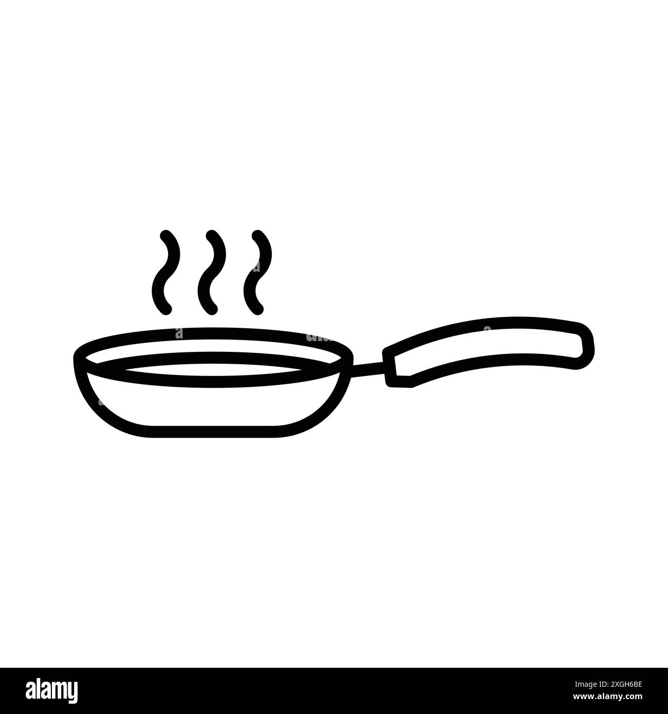 Frying pan icon vector logo set collection or bundle pack group Stock ...