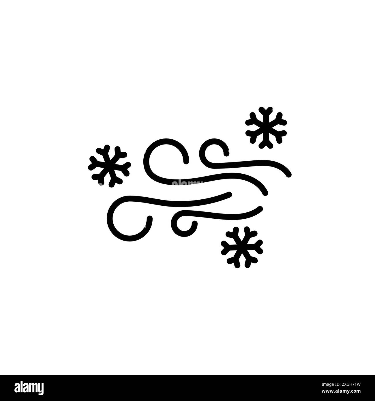 Snow blowing icon vector logo set collection or bundle pack group Stock ...