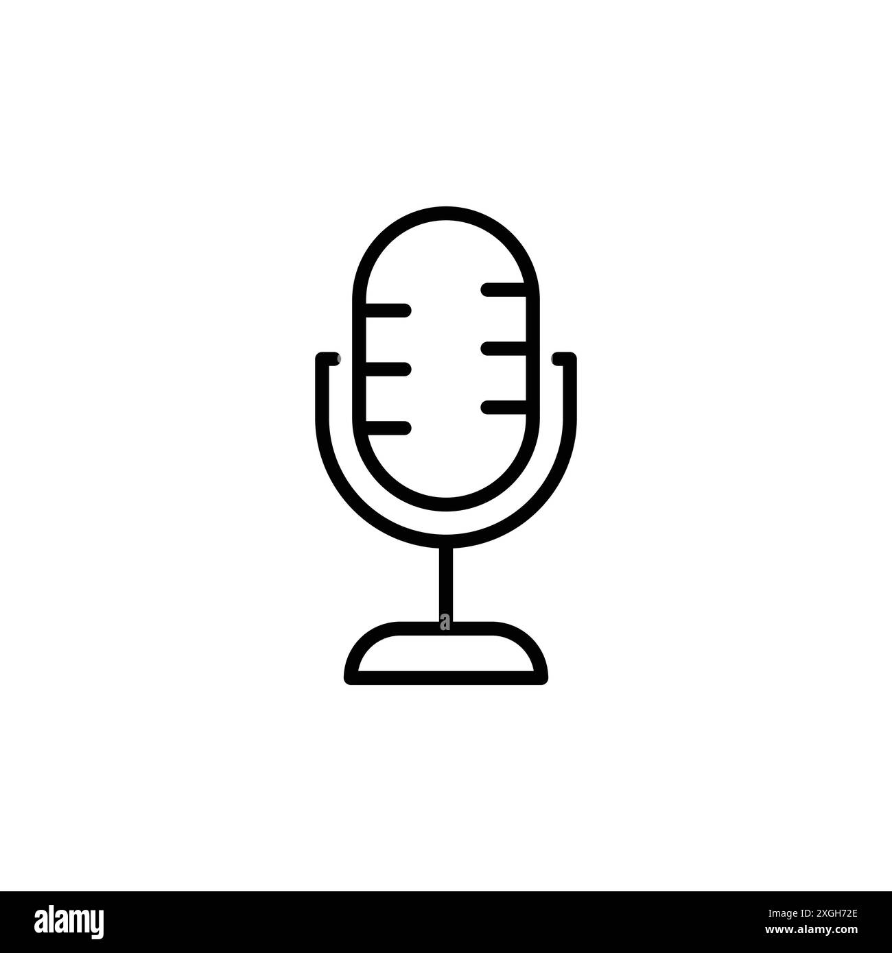 Microphone icon vector logo set collection or bundle pack group Stock ...