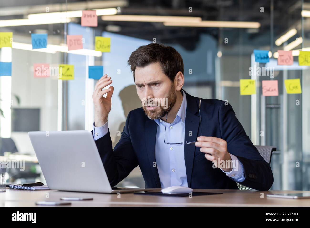 Workspace busy businessman boss hi-res stock photography and images - Alamy