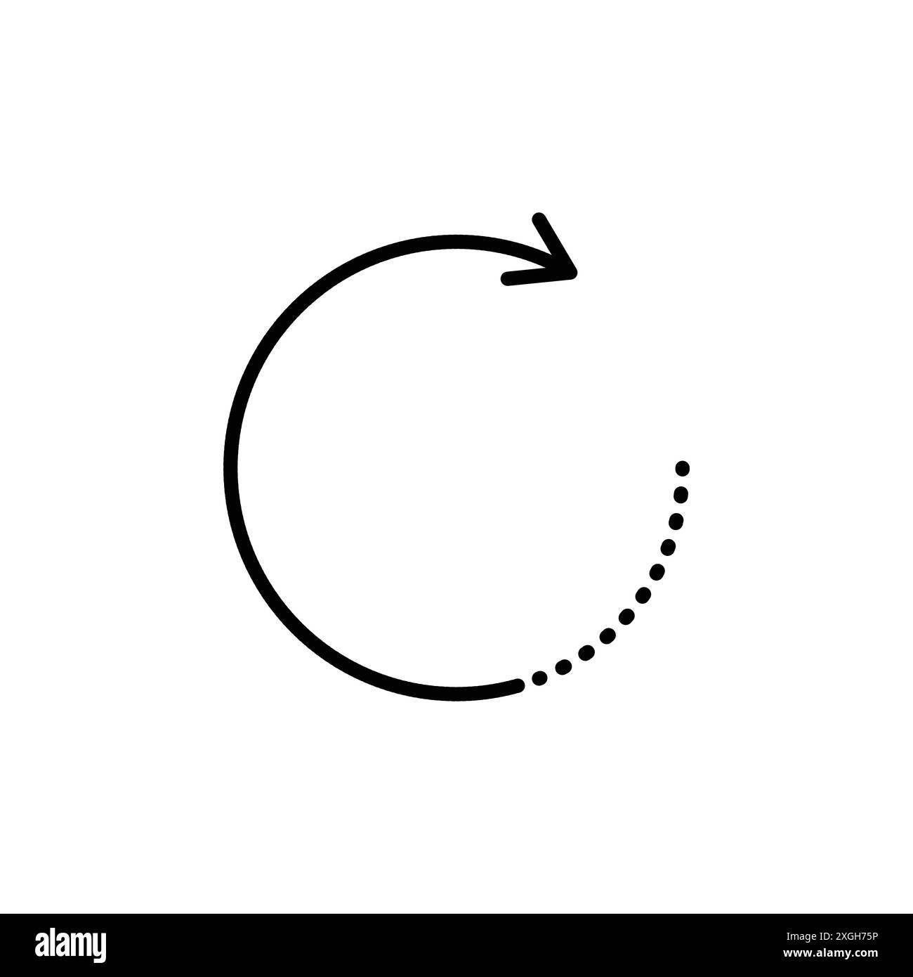 Rotate right icon vector logo set collection or bundle pack group Stock ...