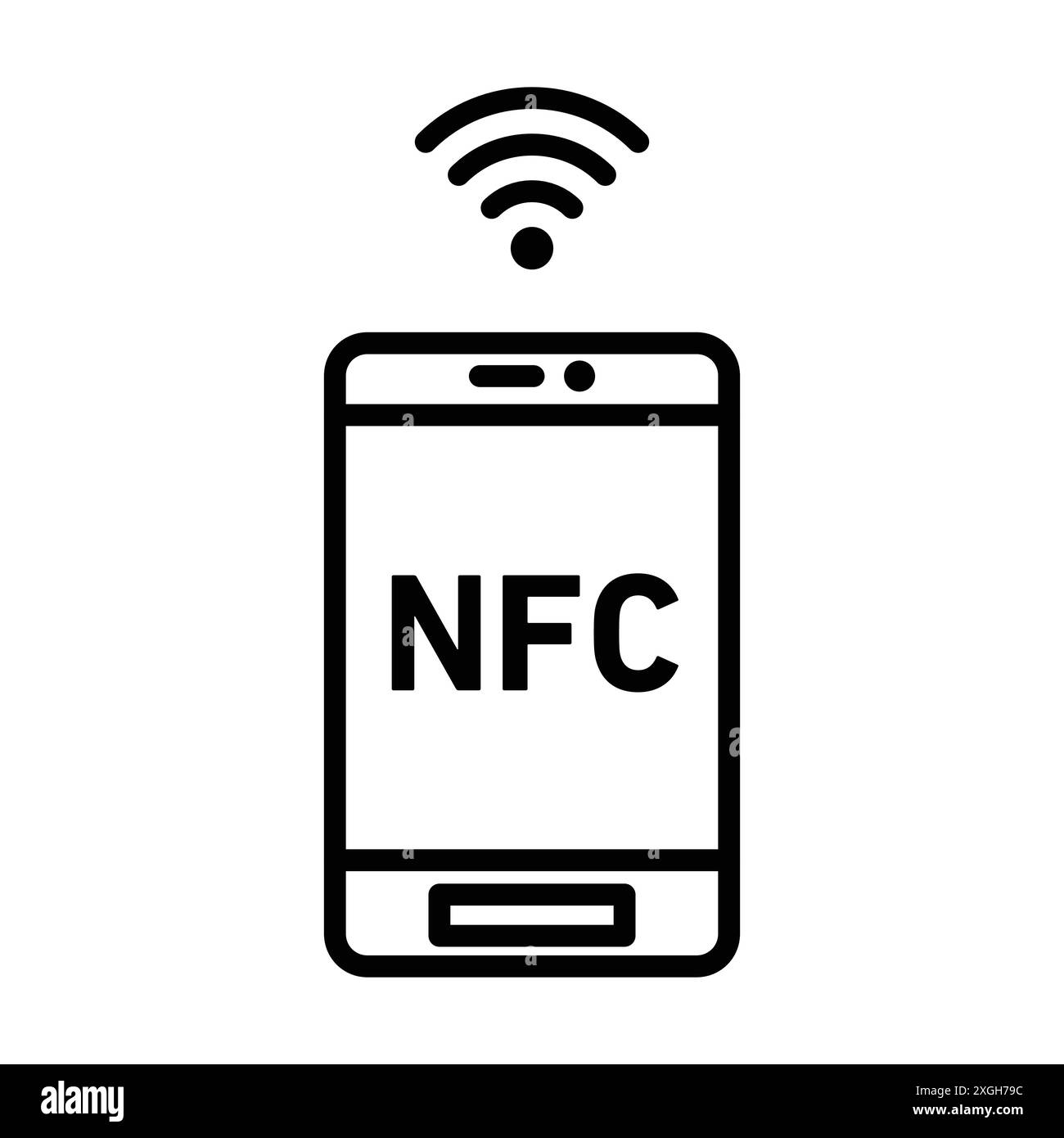 Nfc near field communication Black and White Stock Photos & Images - Alamy