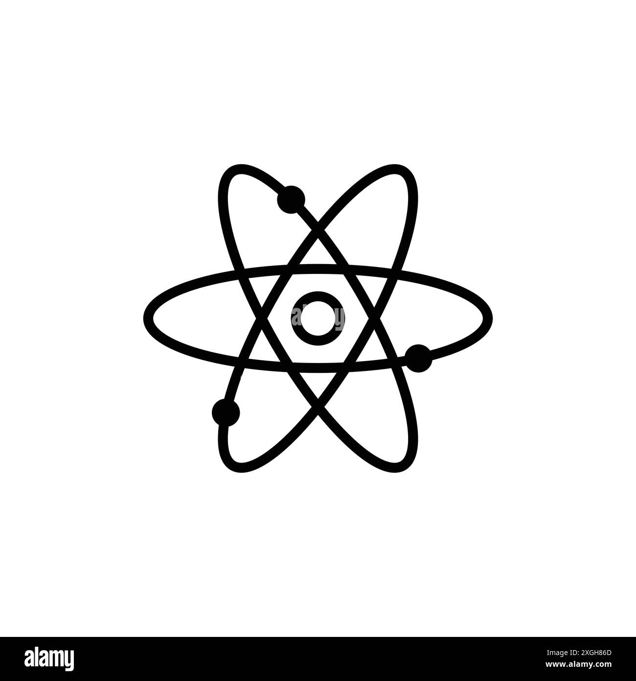 Physics icon vector logo set collection or bundle pack group Stock ...