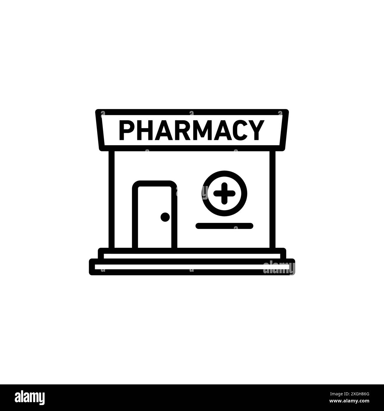 Pharmacy icon vector logo set collection or bundle pack group Stock ...