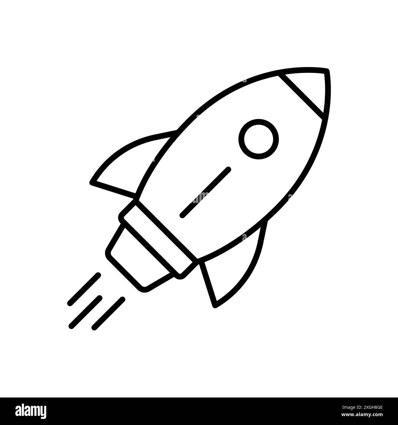 Grey rocket ship fire line hi-res stock photography and images - Alamy