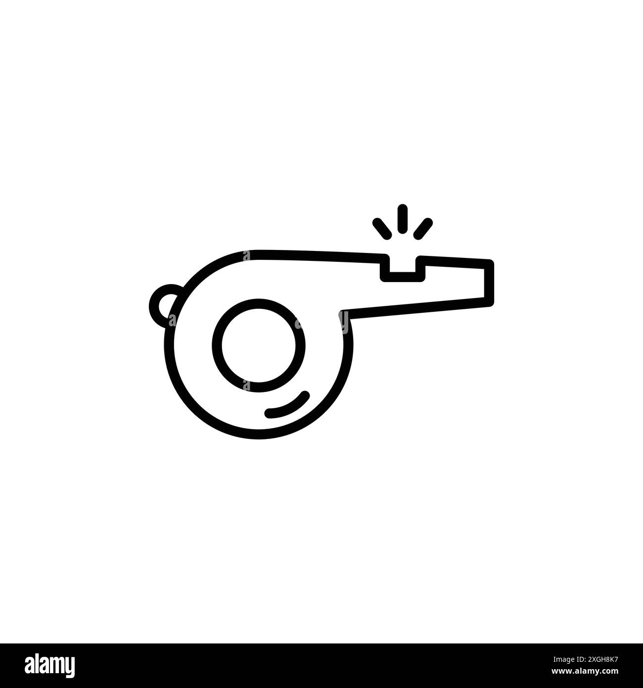 Whistle icon vector logo set collection or bundle pack group Stock ...