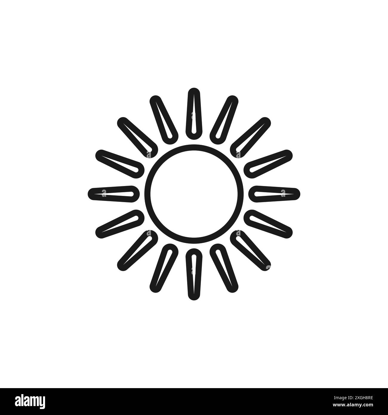 Collection sunburst sign silhouette Cut Out Stock Images & Pictures - Alamy