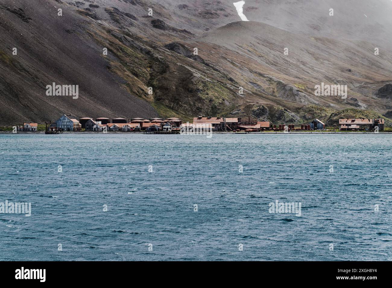 Stromness Bay deserted whaling station, South Georgia Stock Photo - Alamy
