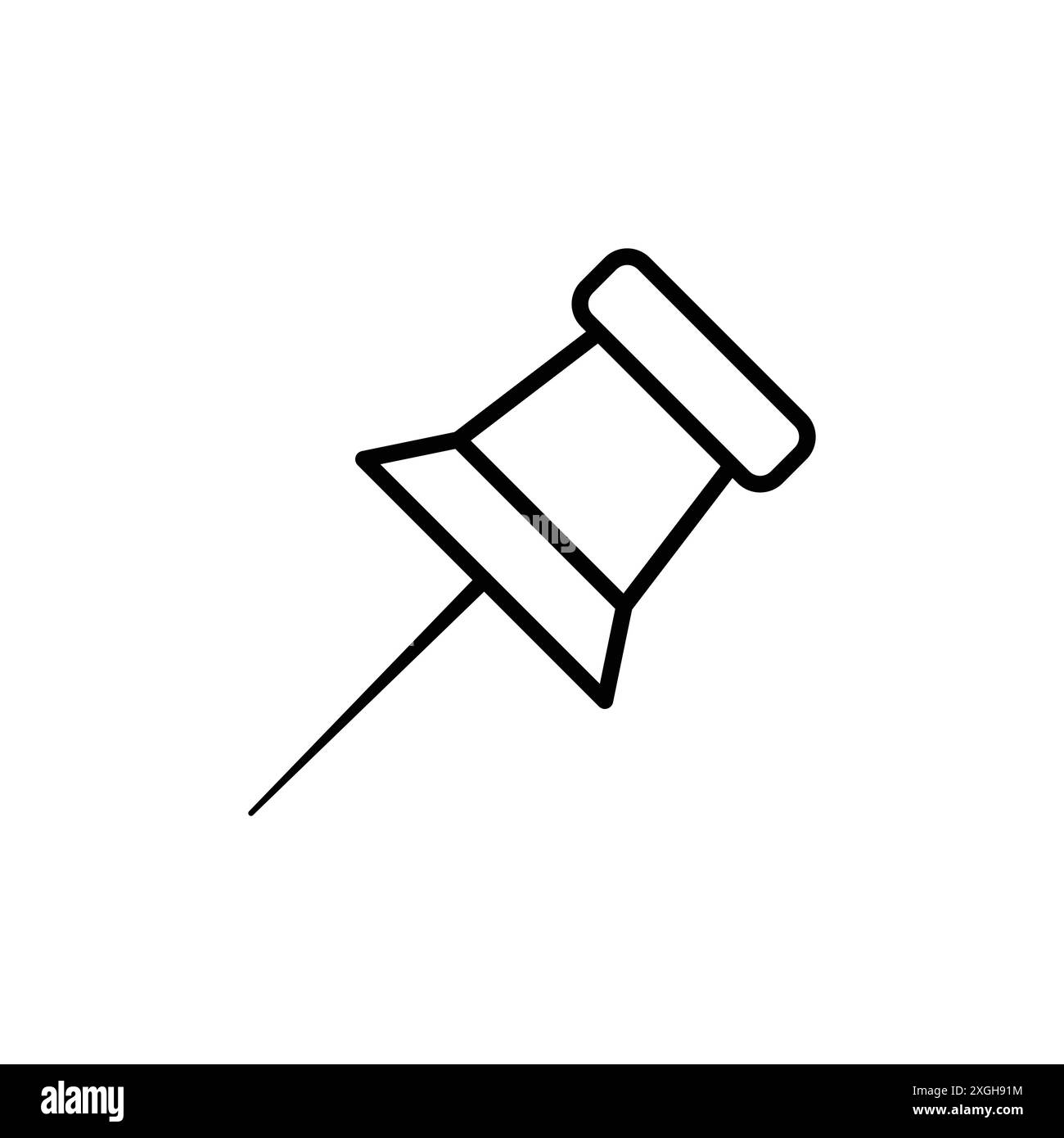 Thumbtack icon vector logo set collection or bundle pack group Stock ...