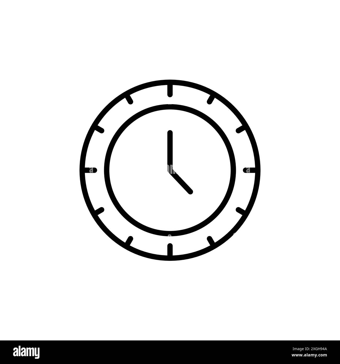 Time clock icon vector logo set collection or bundle pack group Stock ...