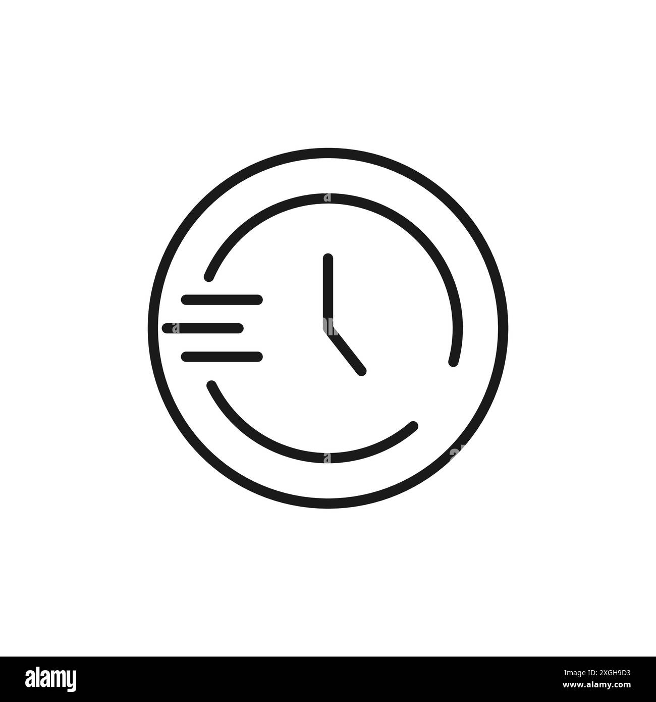 Time delay icon Black and White Stock Photos & Images - Alamy