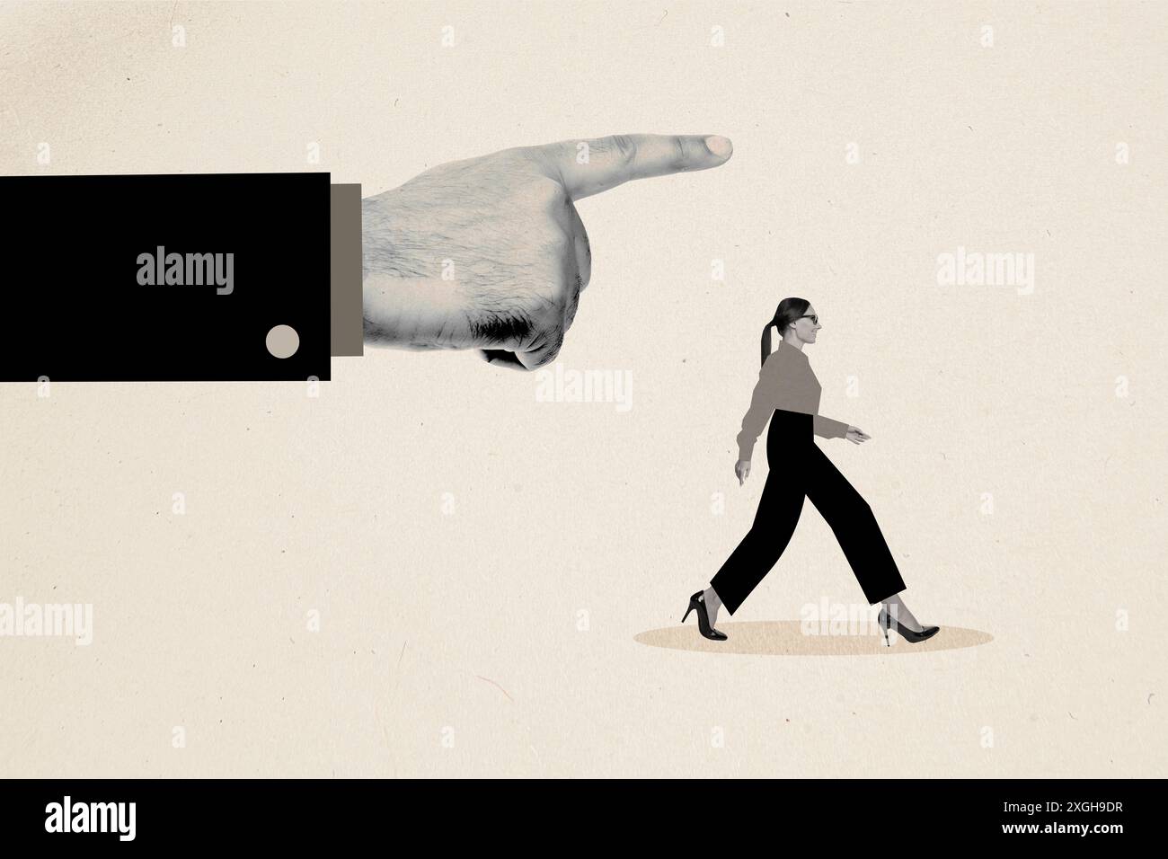 Trend artwork composite sketch image photo collage of silhouette huge ...