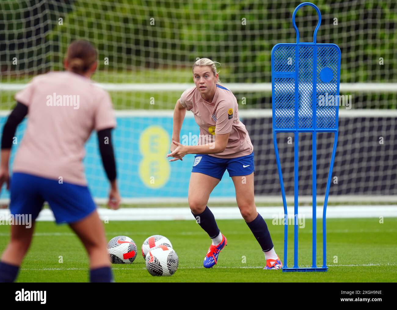 England's Alessia Russo during a training session at St George's Park ...