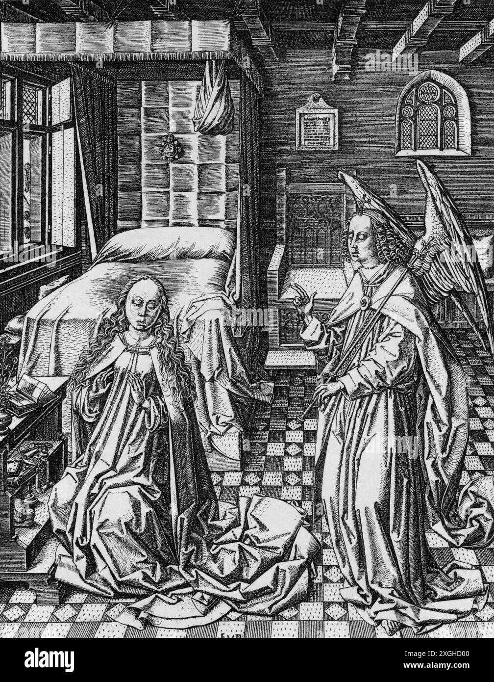 Mary and angel gabriel hi-res stock photography and images - Alamy