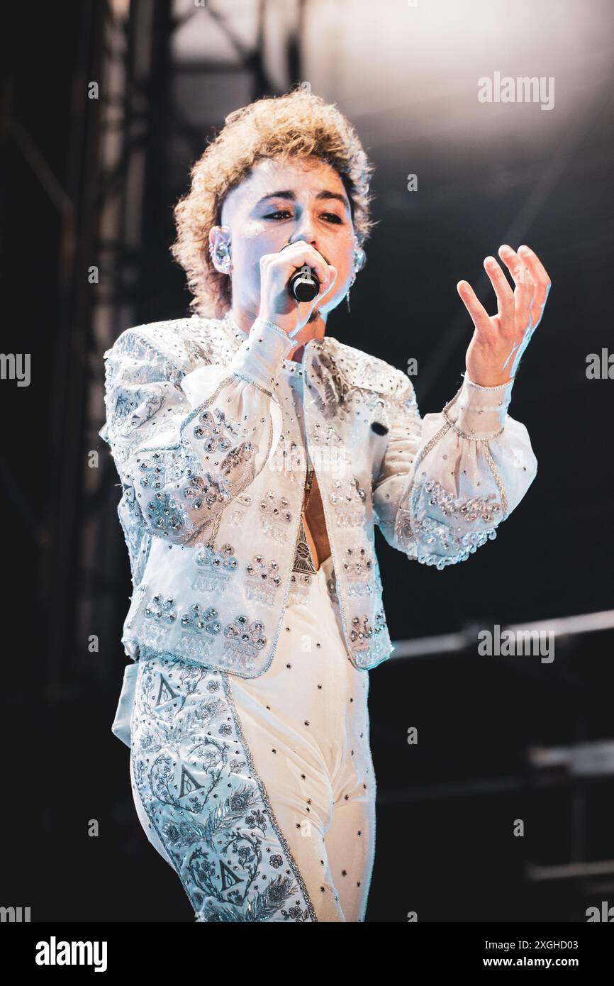 ITALY, MANTOVA, MANTOVA SUMMER FESTIVAL JULY 7TH: Joshua Kiszka, singer ...