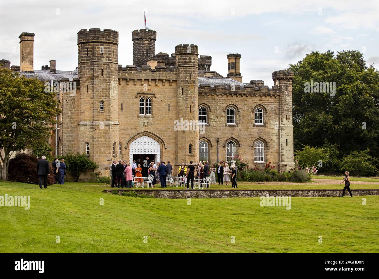 Chiddingstone Castle, a 19th century castle in Chiddingstone, Kent ...